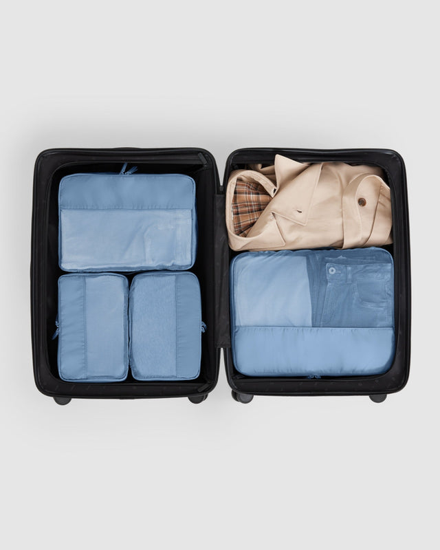 Sky Blue 4 Pc Packing Cube Sets | Globite