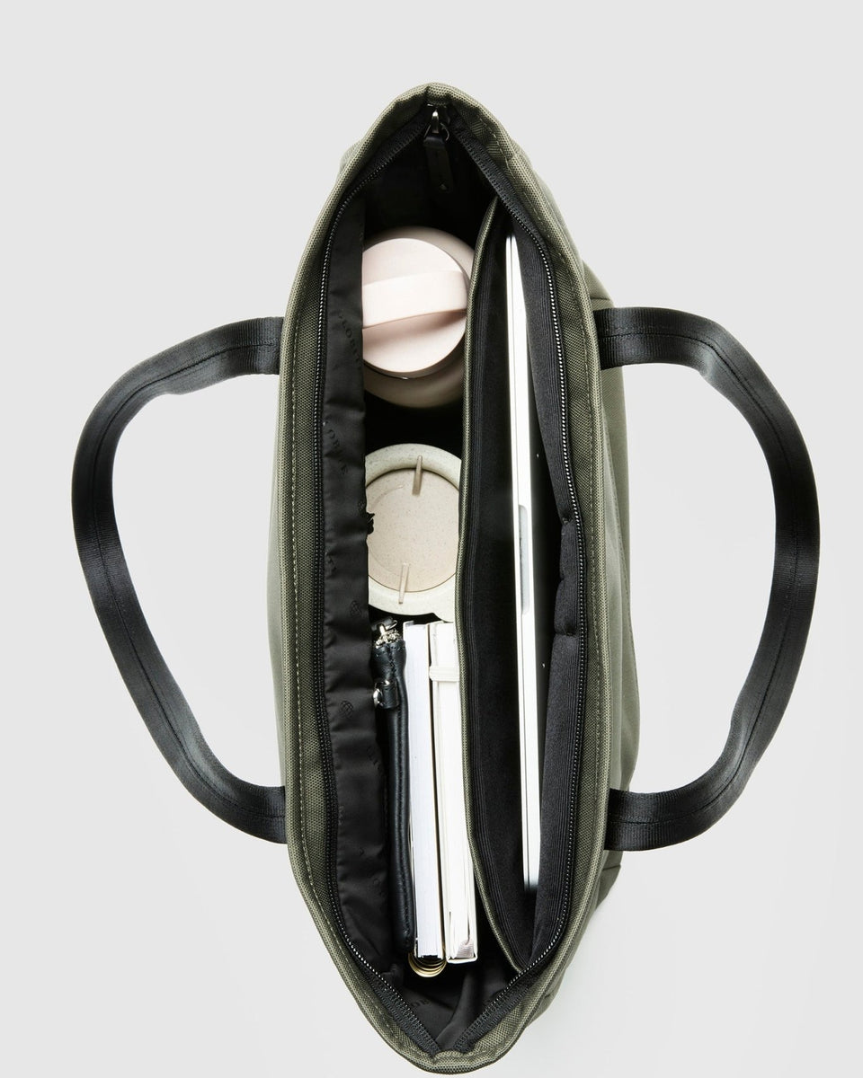 Essential Metro Work Tote Bag - Olivine Green – Globite
