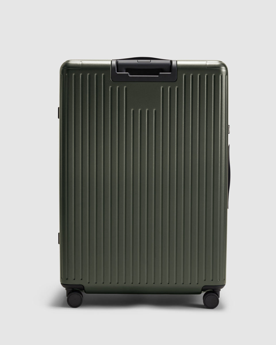 Expandable Large Check In Suitcase - Olivine Green – Globite