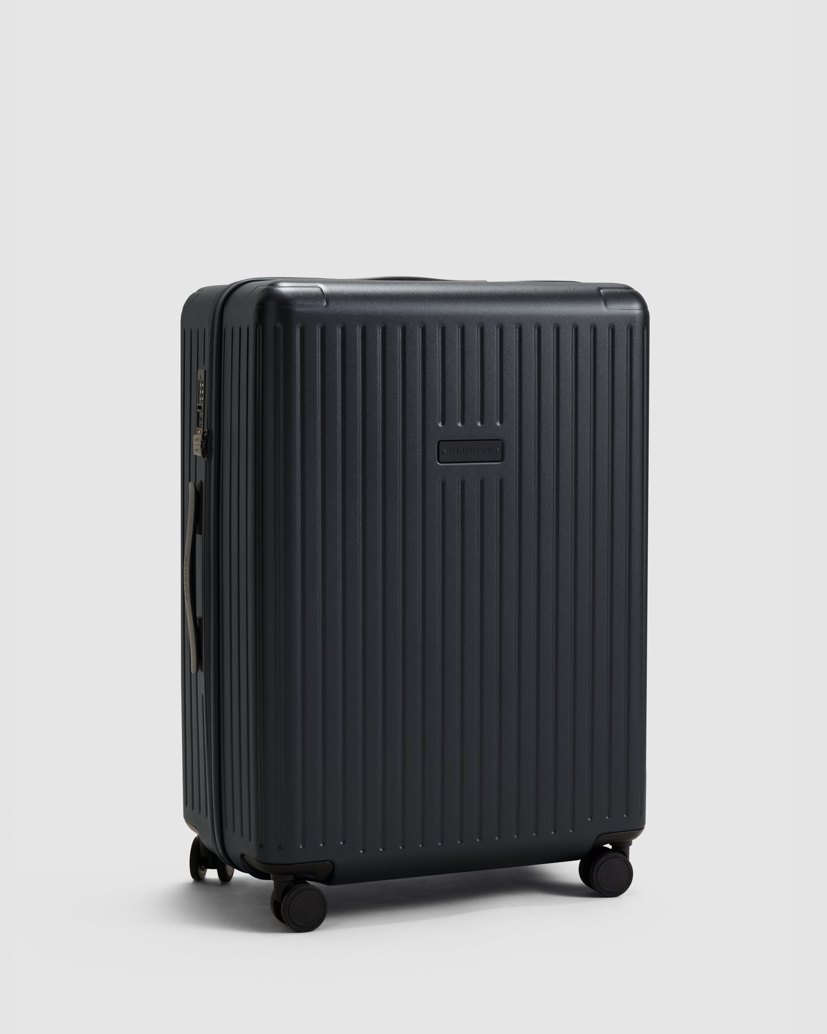 Black Medium Check In Suitcase | Globite