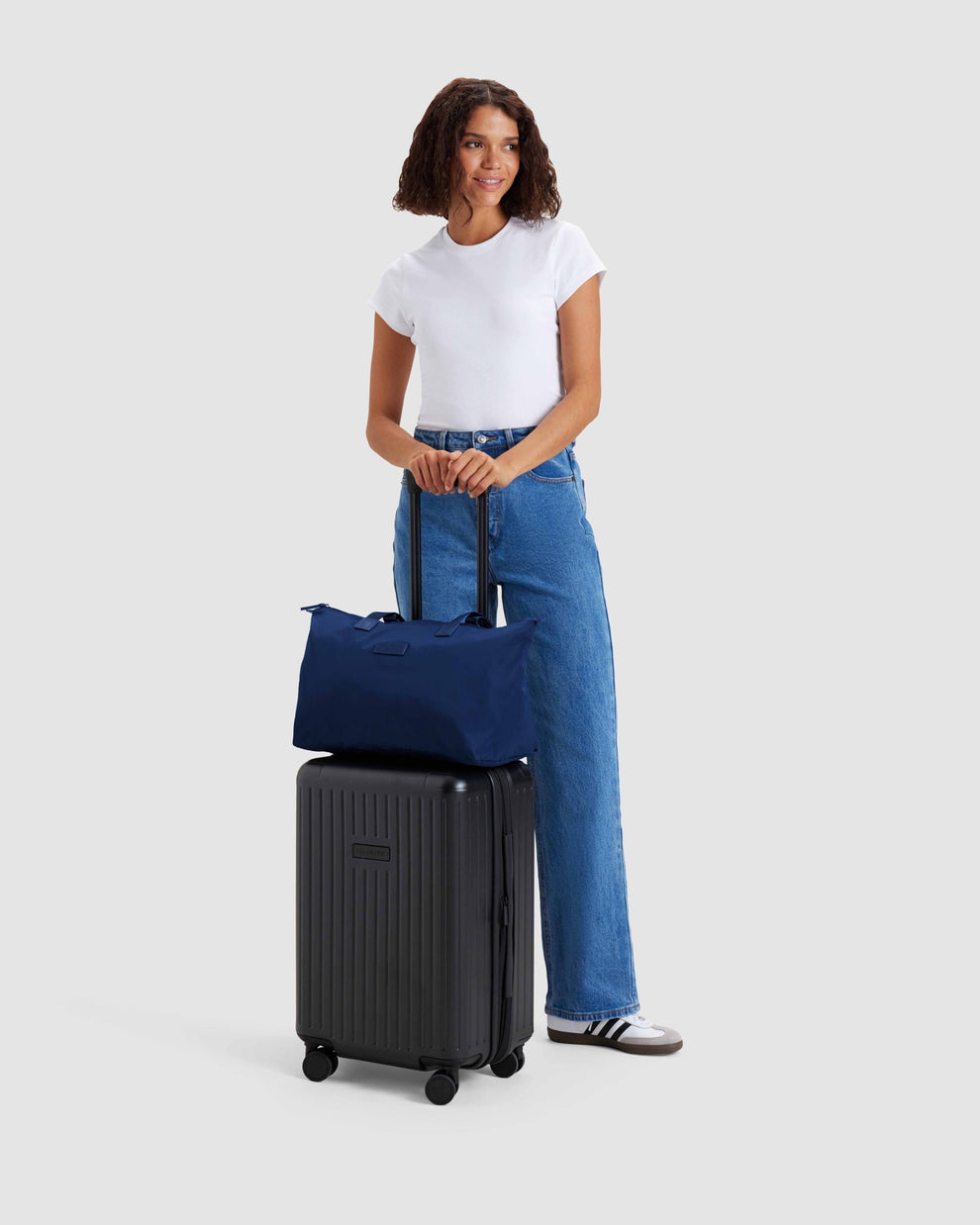 Marine Blue Stash & Dash Travel Tote Bag | Globite