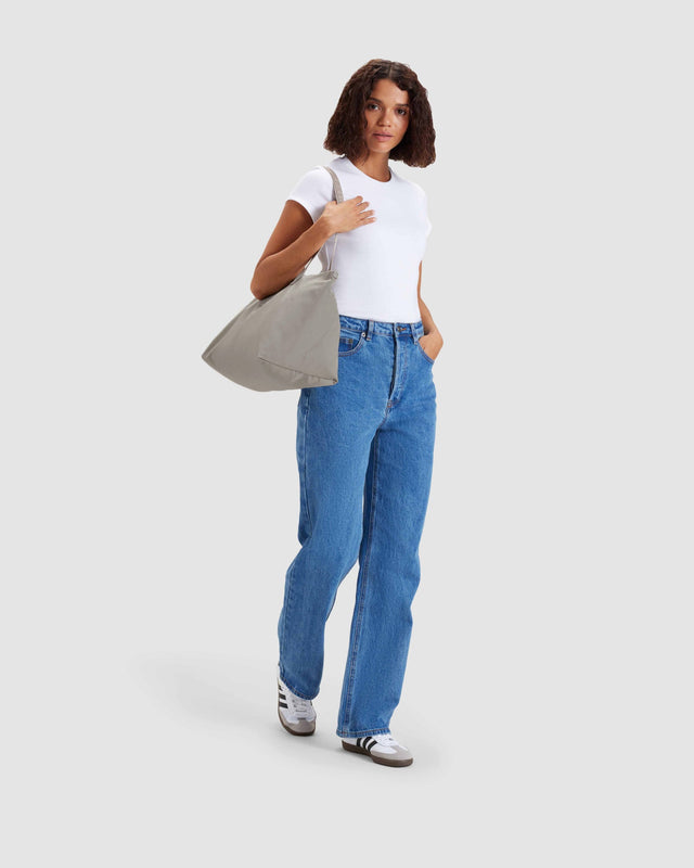 Oatmeal Beige Stash & Dash Travel Tote Bag | Globite