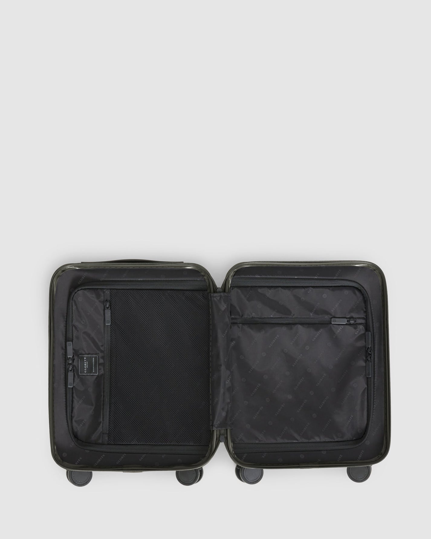 Olive Green Underseat Suitcase With Wheels | Globite